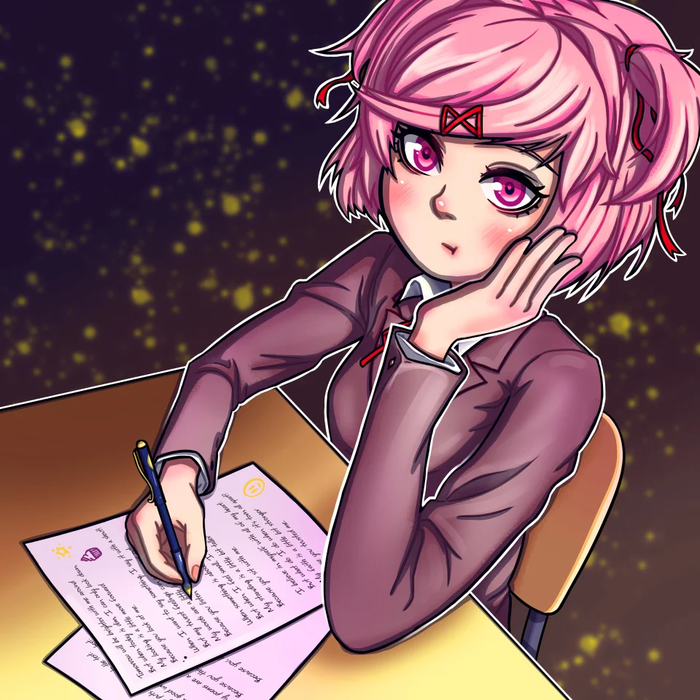 Writing up a poem | Пикабу