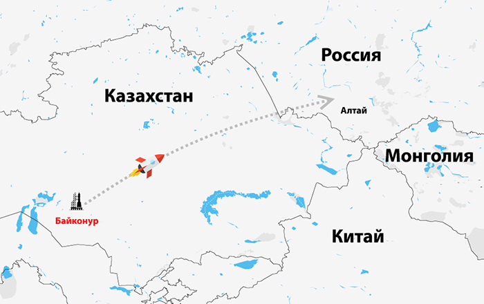Космические достопримечательности Алтая: Край, где с неба падают ракеты ...