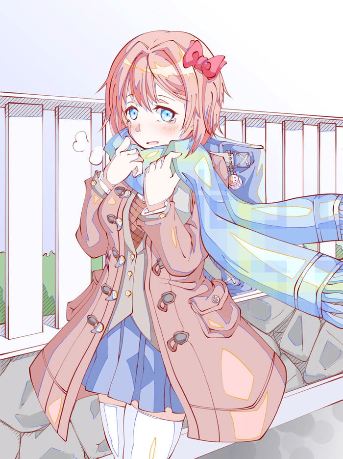 Wrap the muffler rather than a rope | Пикабу