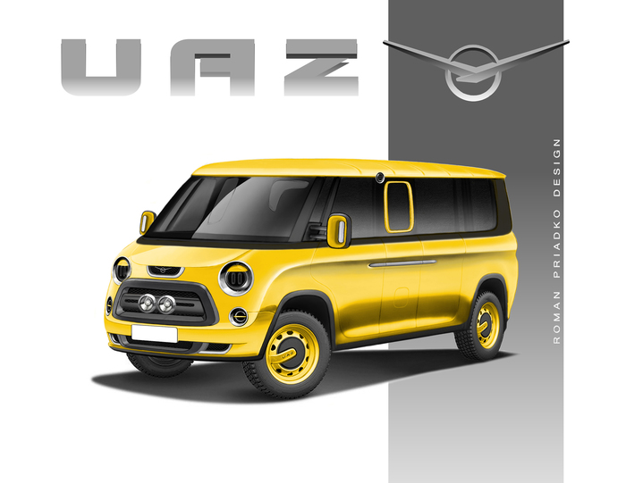 UAZ Buhanka concept 2021 - 24.01.21 20:06 | Пикабу