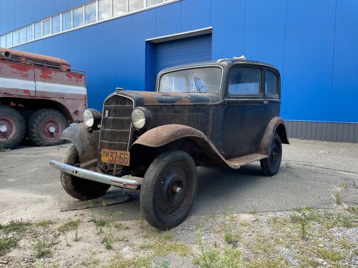 Трофейный Opel P4 1935 года выпуска | Пикабу
