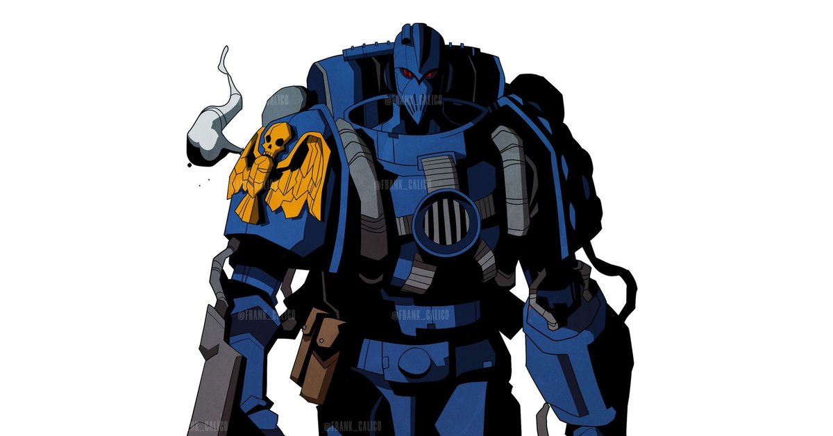 Wh40k Art by Frank Calico | Пикабу