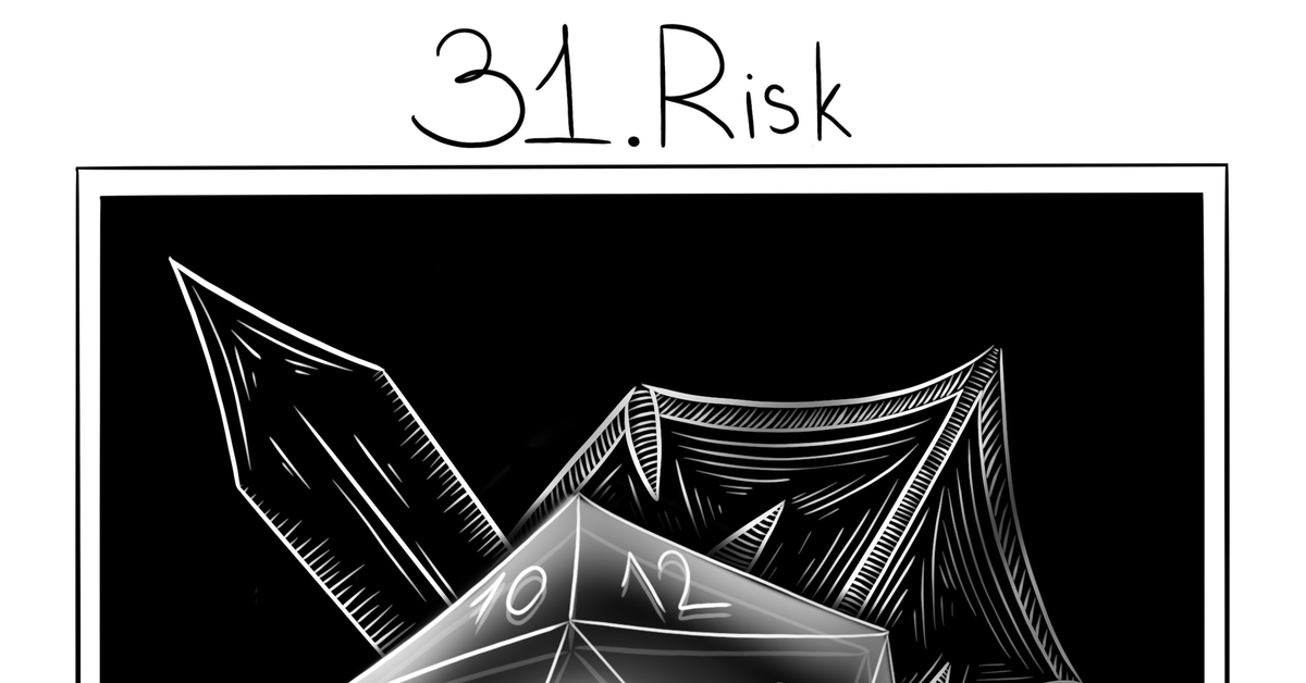 Inktober 2021, day 31, risk - 31.10.21 21:03 | Пикабу