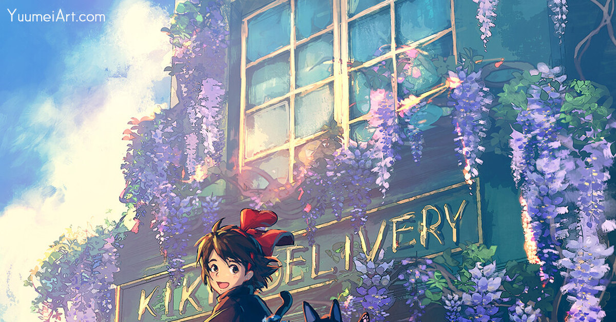 Kiki's Flower Delivery | Пикабу