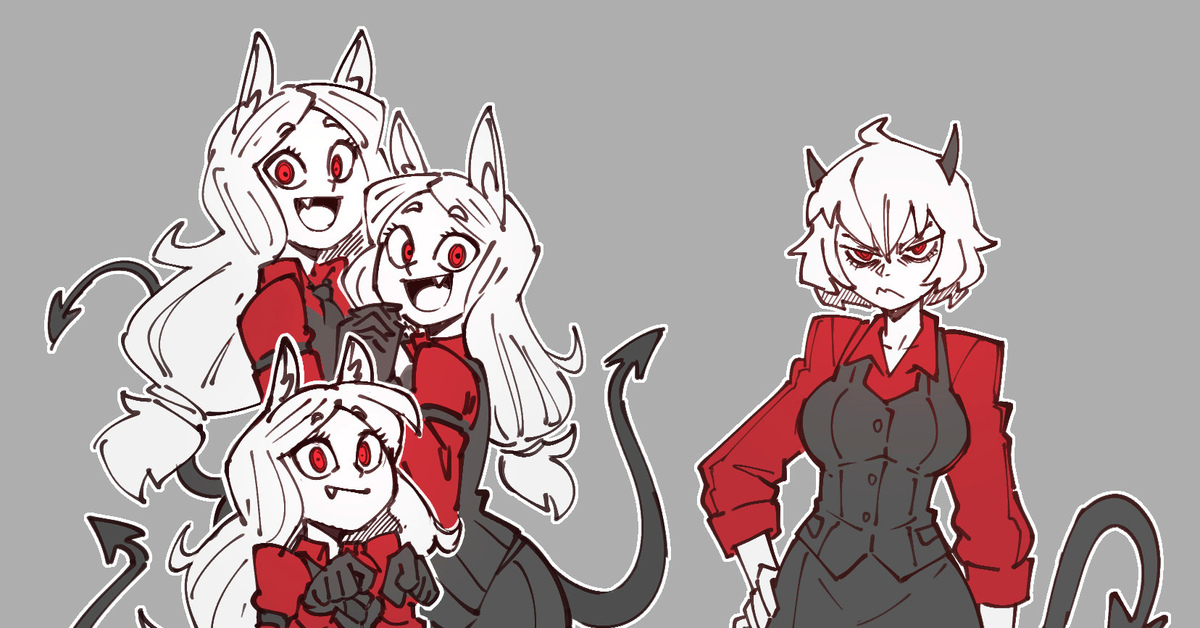 Helltaker Girls by ZA1F0N | Пикабу