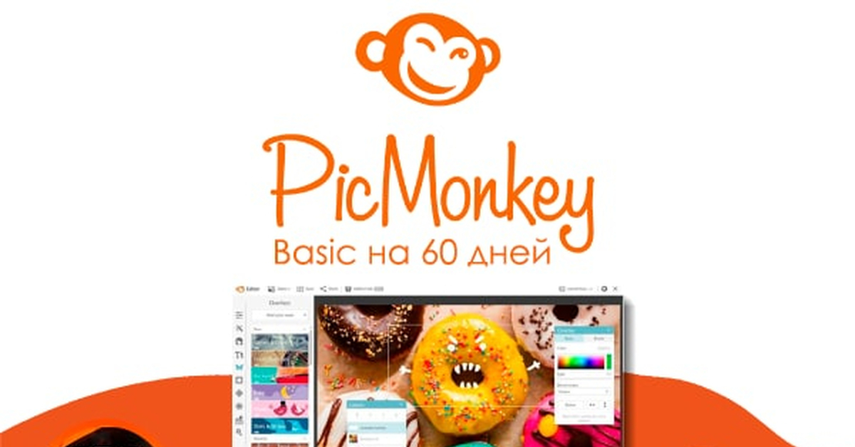 PicMonkey Basic на 2 месяца (карта не требуется) - 25.11.22 08:27 | Пикабу