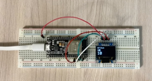ESP 32 + Mini OLED LCD 128x64 px i2c | Пикабу