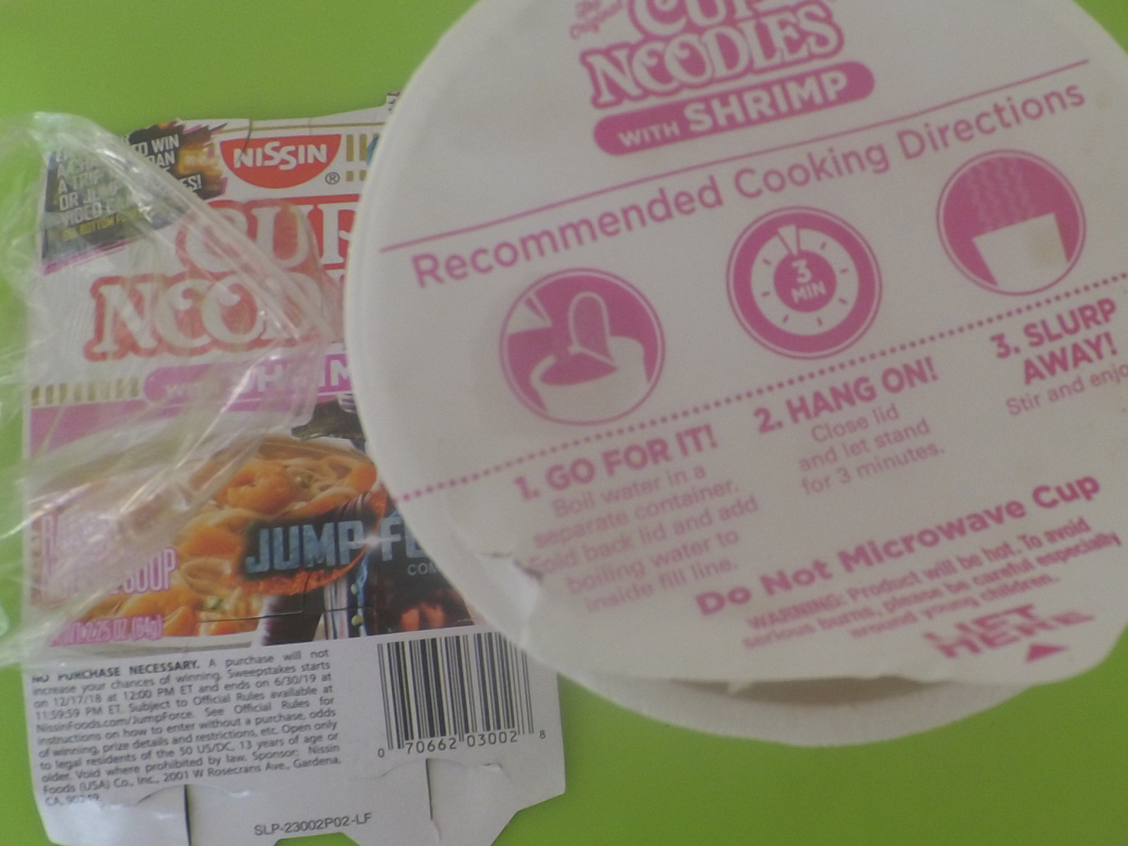 Nissin Cup Noodle с креветками | Пикабу