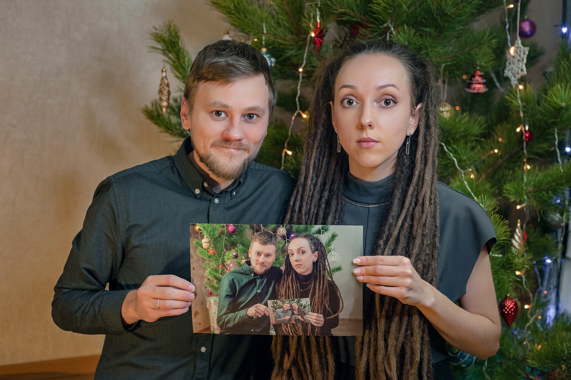 Новогоднее фото | Пикабу