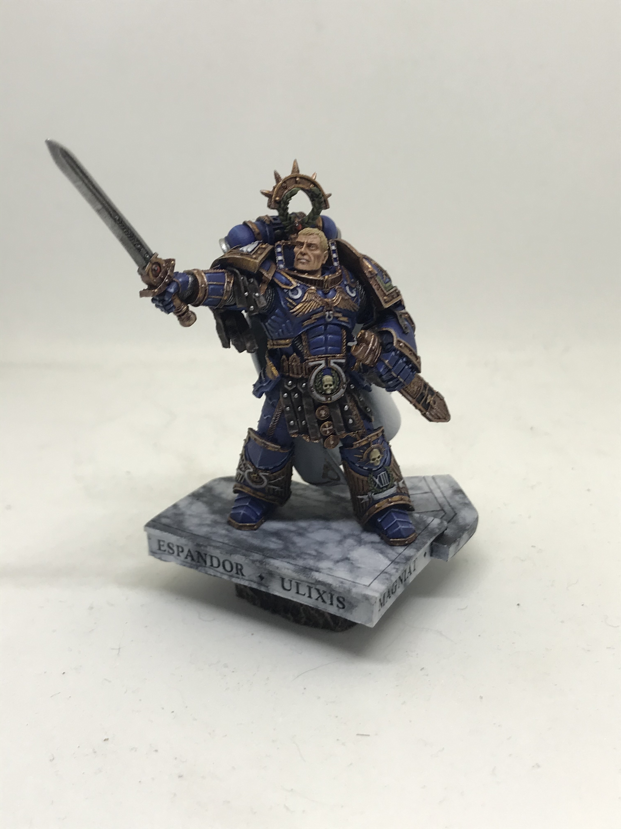 Любительская роспись миниатюр. Warhammer 30 000. Робаут Жиллиман | Пикабу