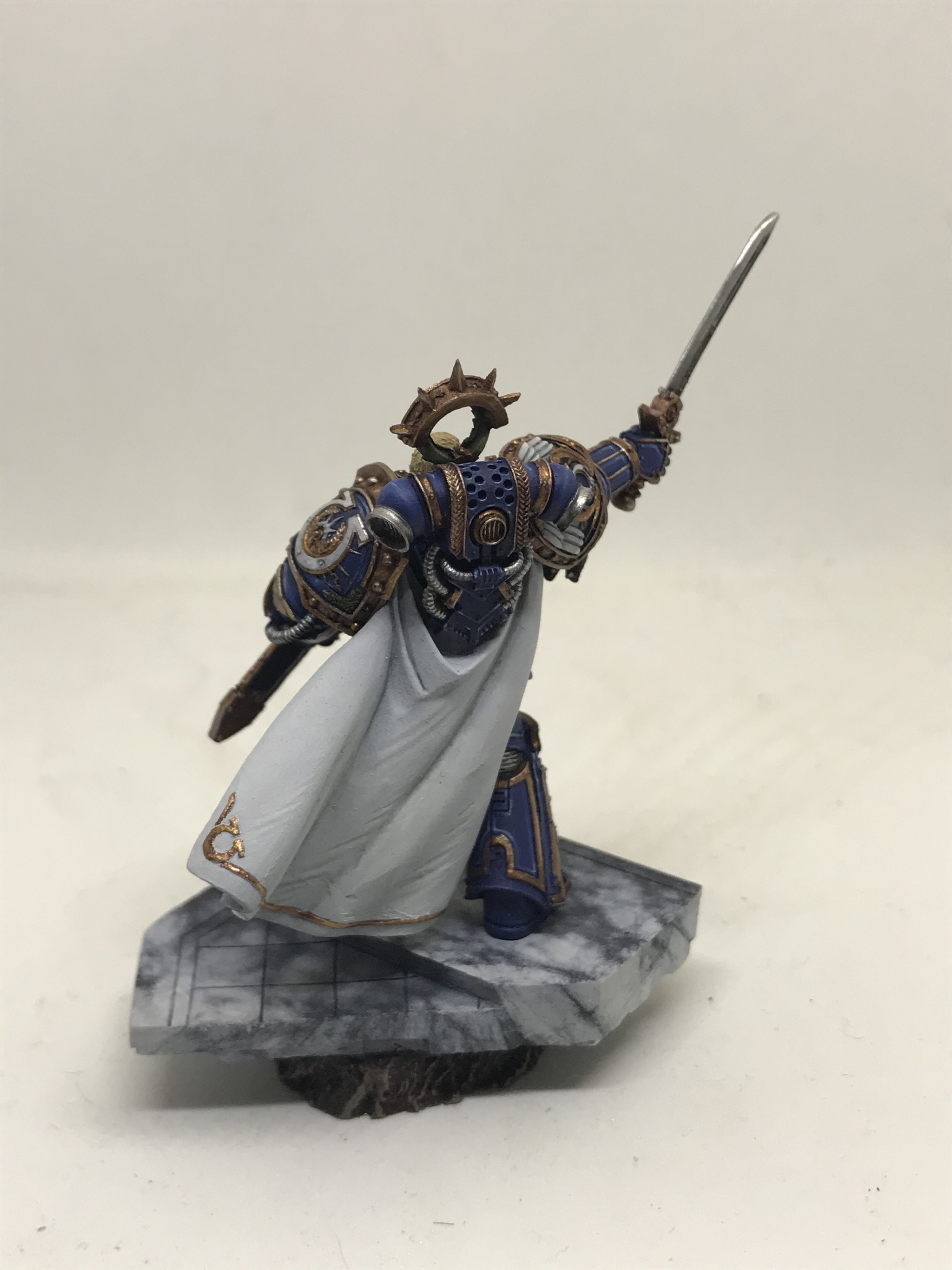 Любительская роспись миниатюр. Warhammer 30 000. Робаут Жиллиман | Пикабу