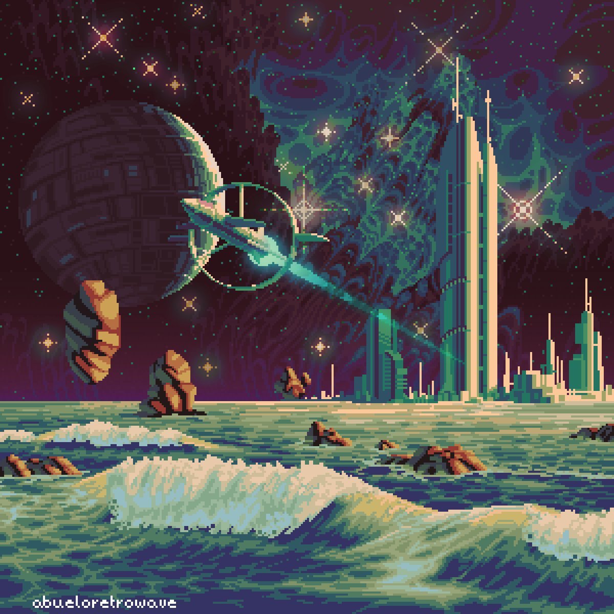 Pixel Art by AbueloRetroWave | Пикабу