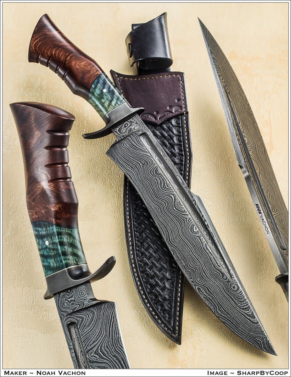 Ножи с фиксированным клинком от «Vachon Knives» | Пикабу
