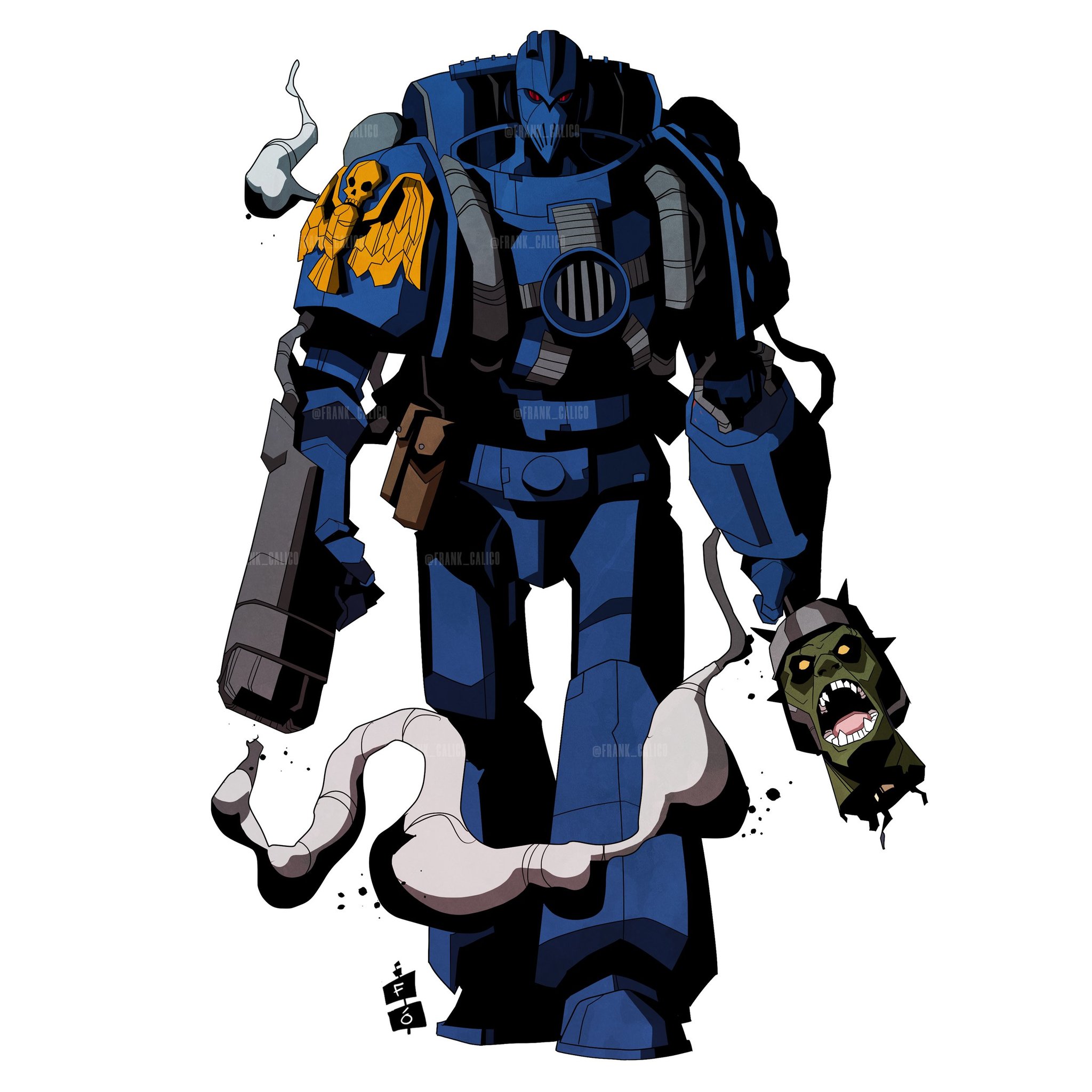 Wh40k Art by Frank Calico | Пикабу