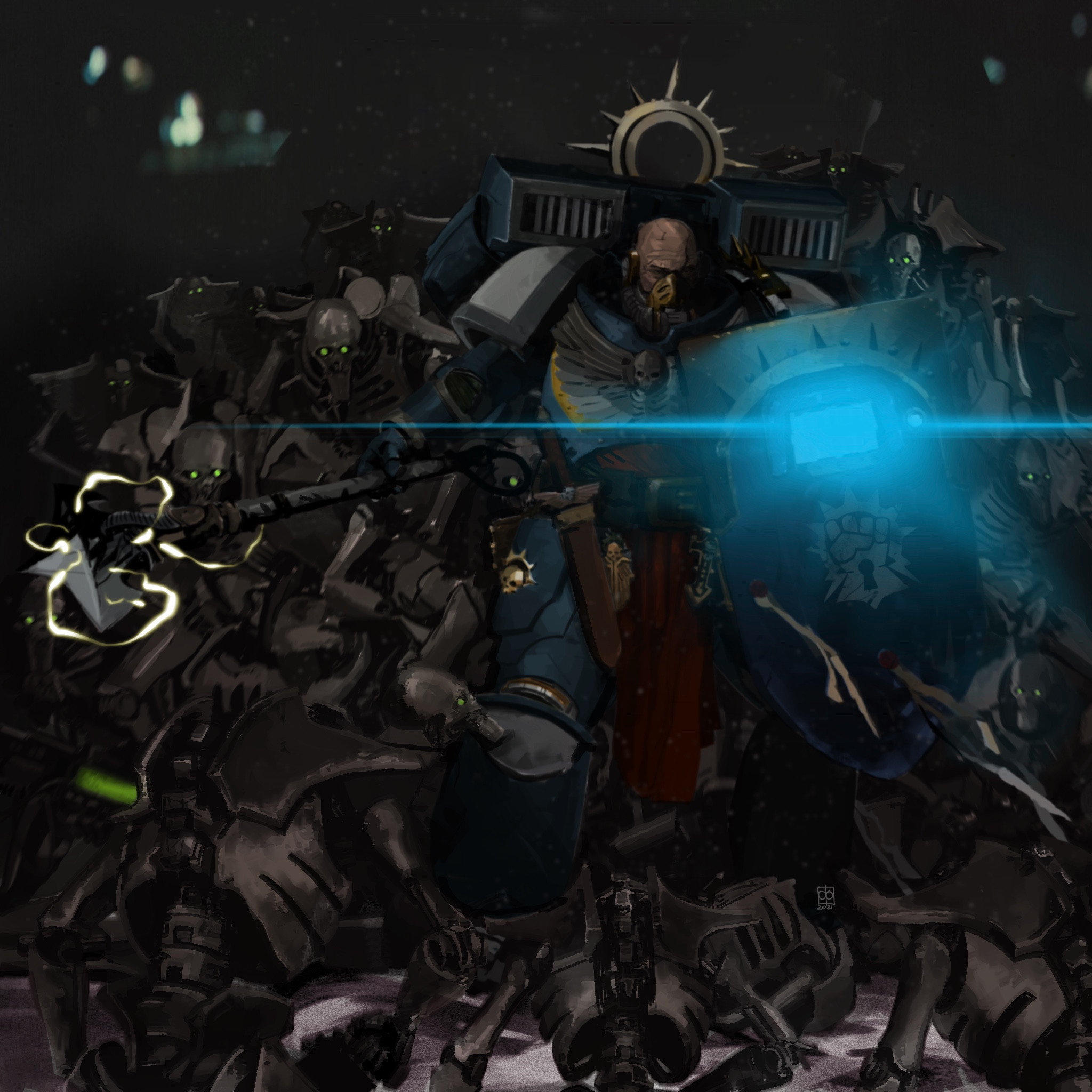 "Spear-Tip" & "Captain Arius Mana of The Enlightened Sons Chapter" by ...