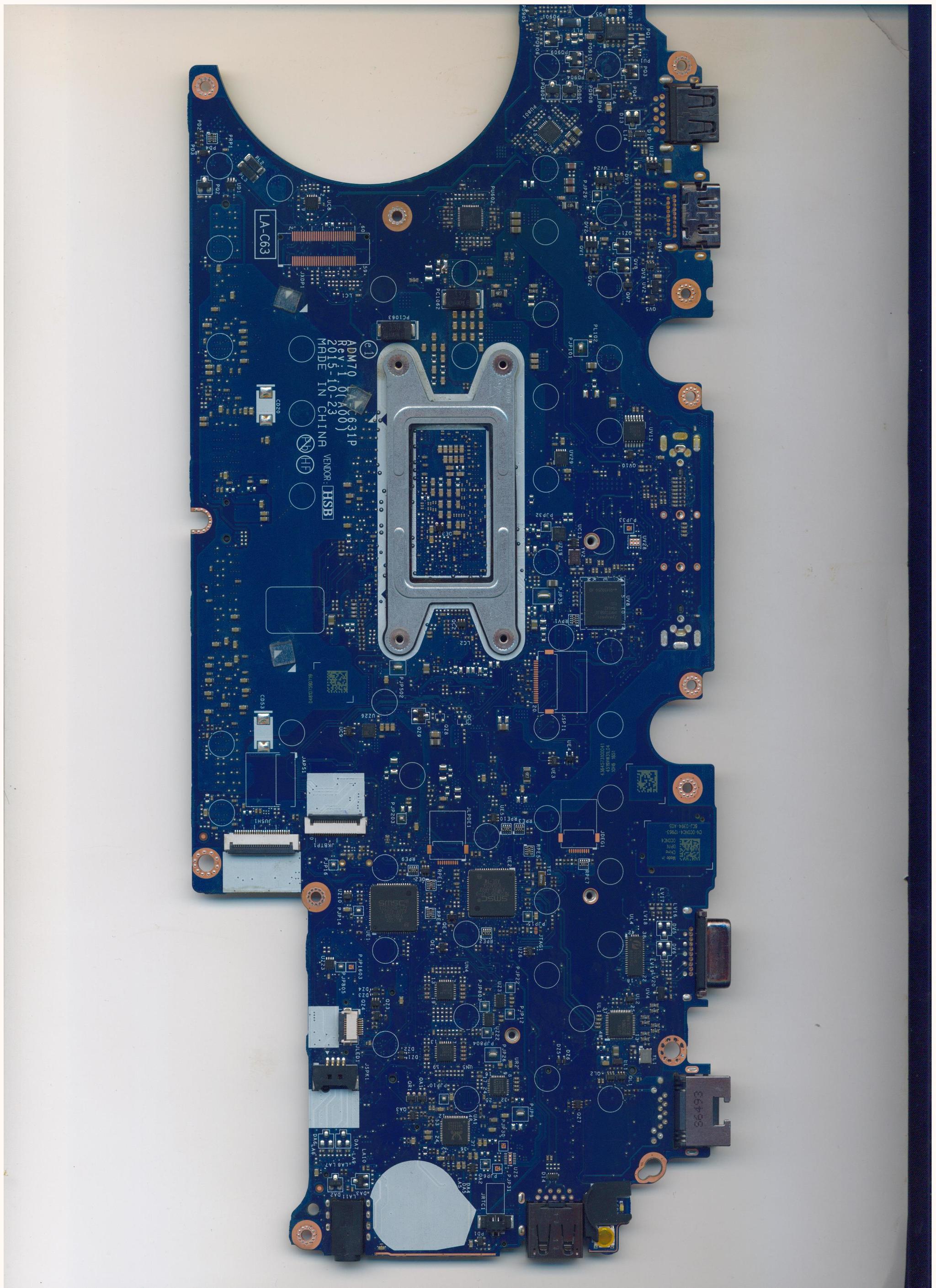 DELL Latitude E5470 ADM70 LA-C631P Rev. 1.0 (A00) - фотографии ...