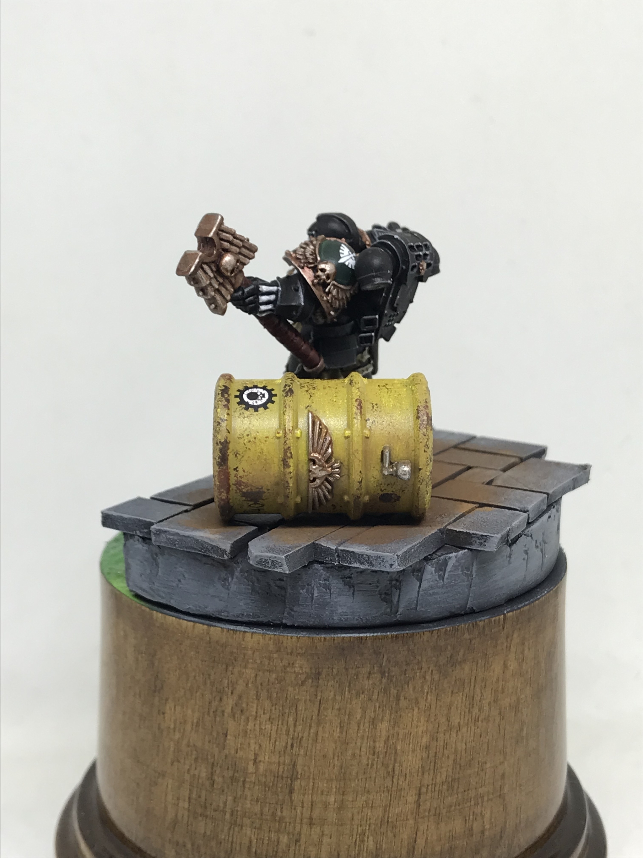 Любительская роспись миниатюр. Warhammer 40 000. Chaplain with power ...