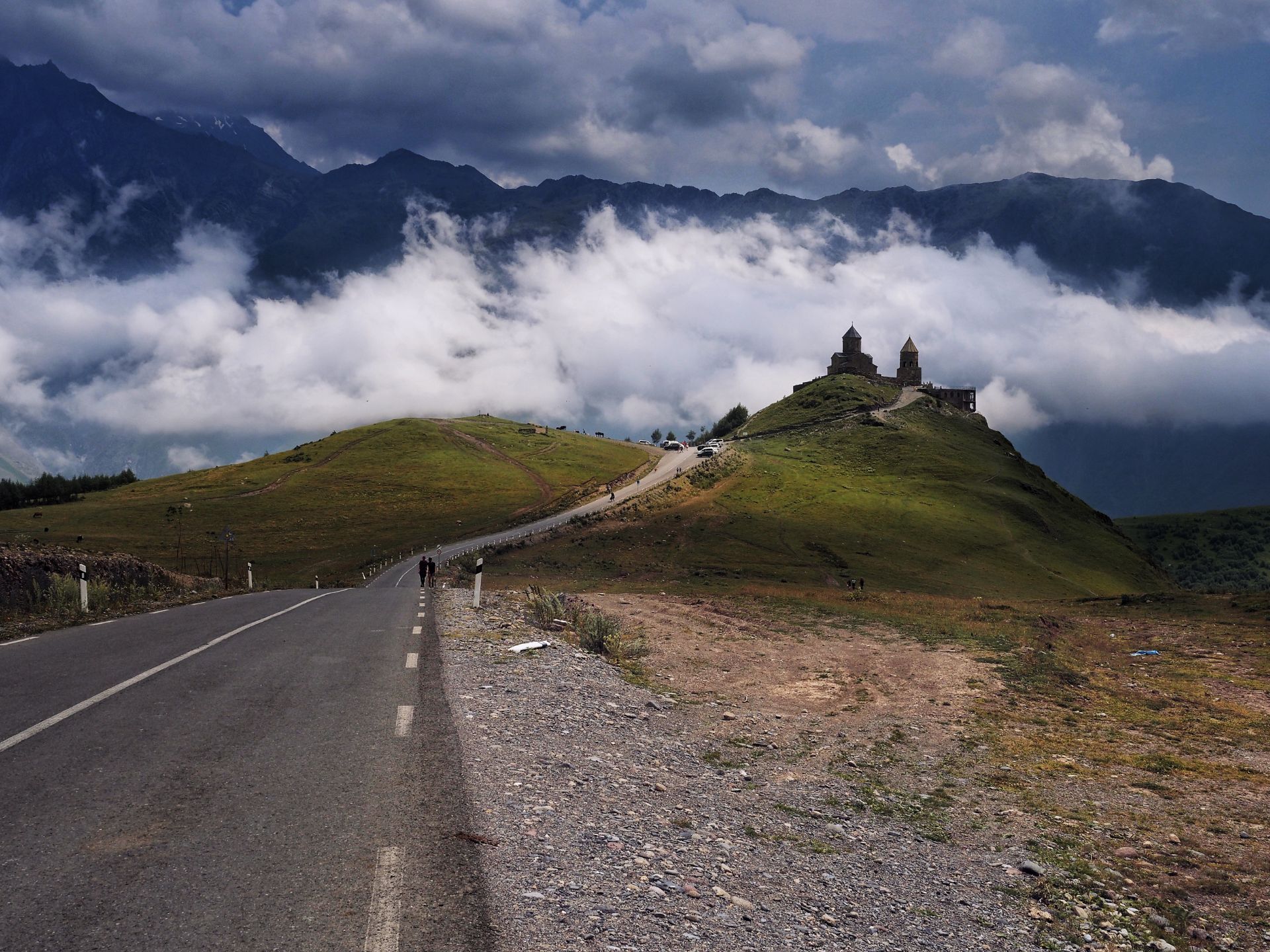 Троицкая церковь в Гергети | Пикабу