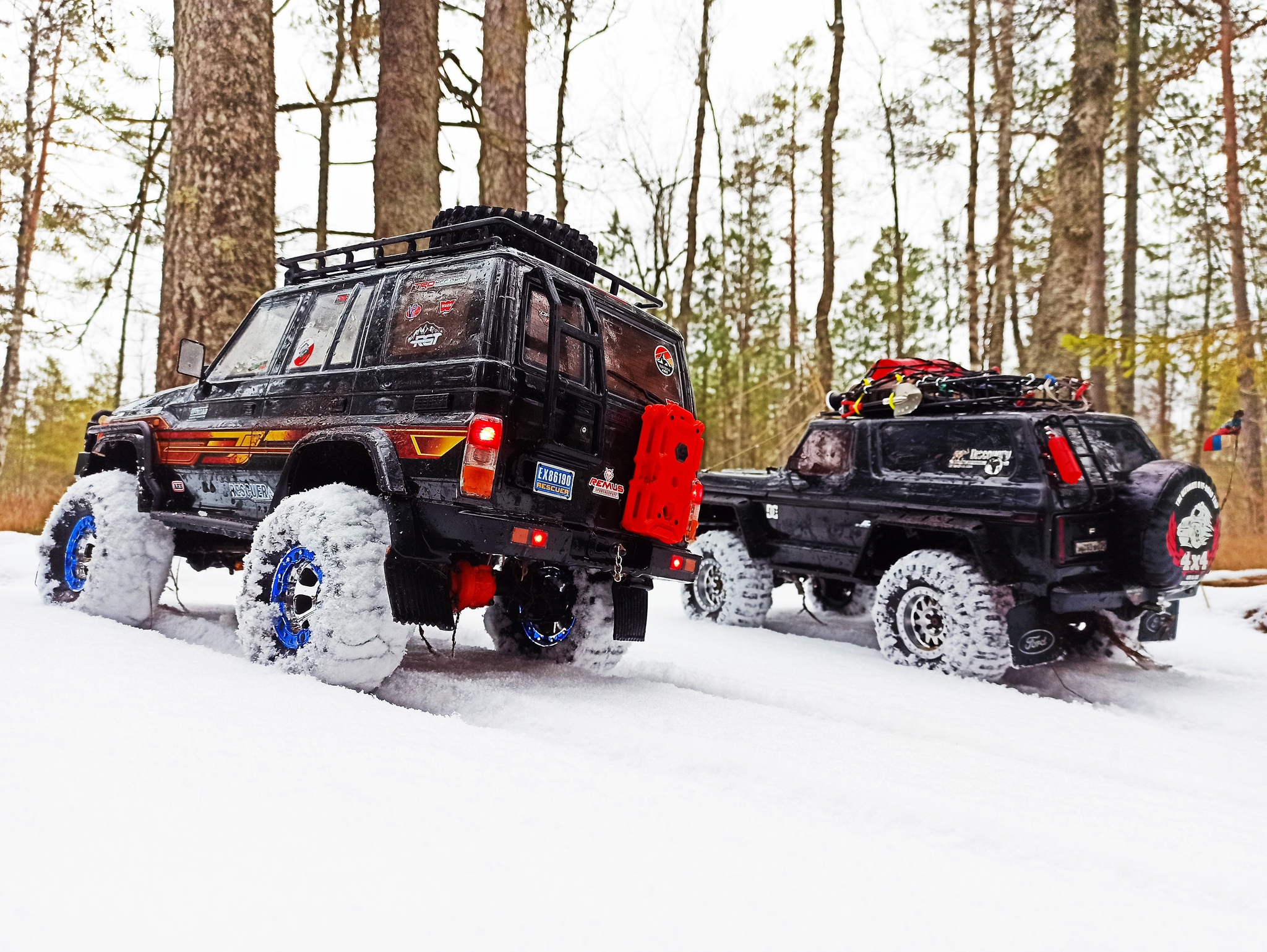 Snow rc cars travel | Пикабу