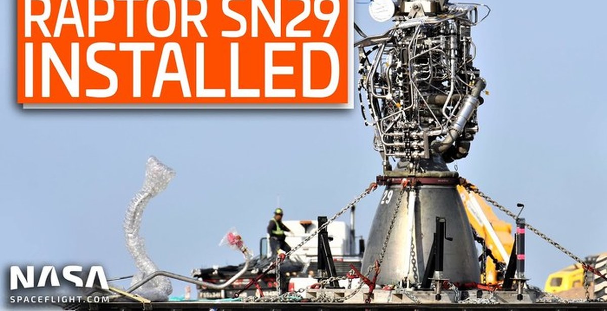 Установка Раптора SN29 на Старшип SN6 | Пикабу